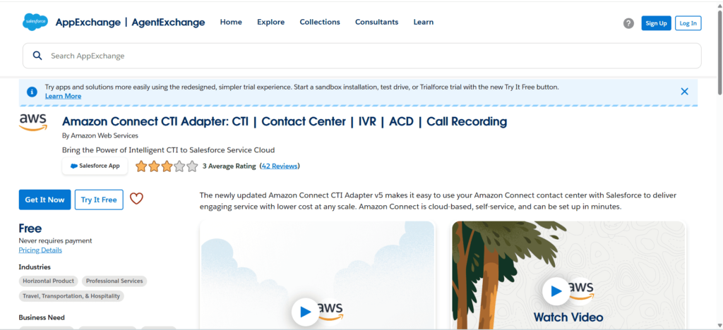 Salesforce CTI Integration with Amazon Connect